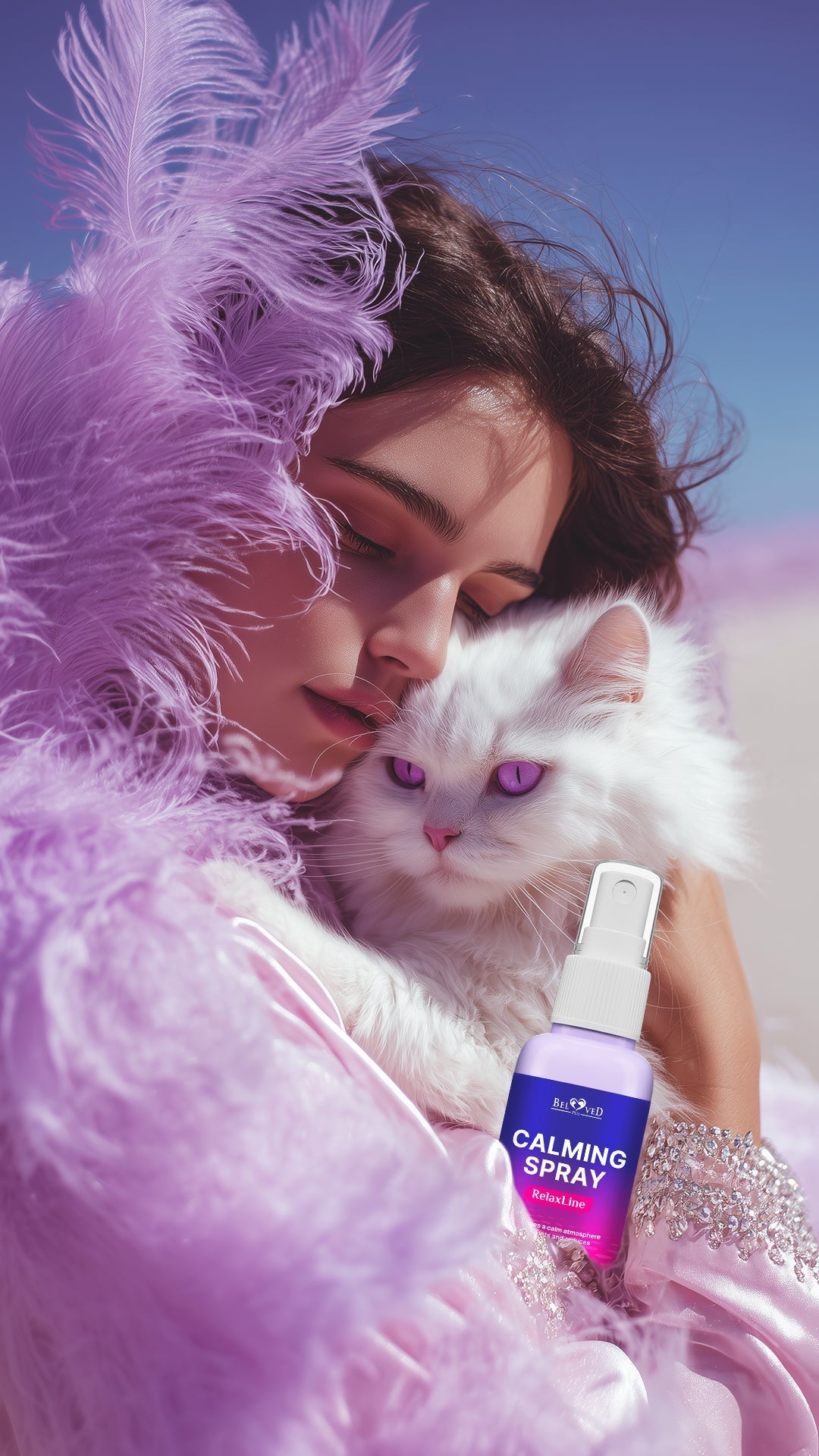 How to Calm an Anxious Cat – Beloved Pets Cat Calming Spray ...