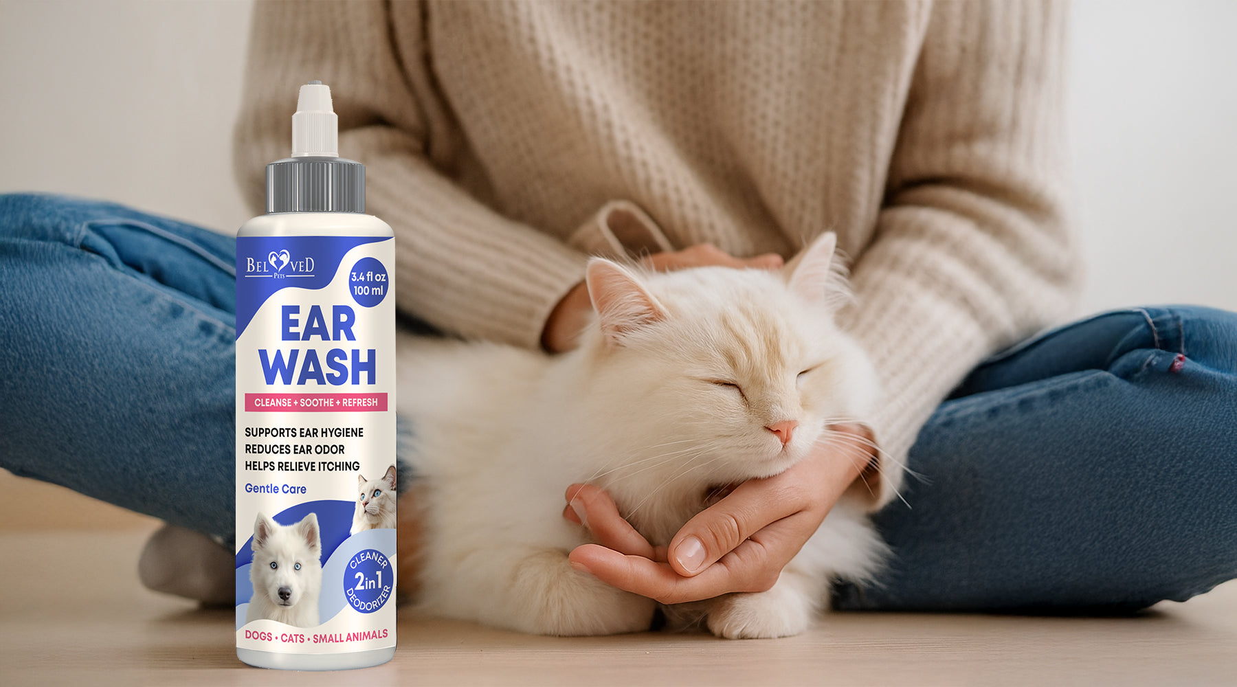 How to Clean Your Pet’s Ears Safely at Home – Belovedpetsbrand