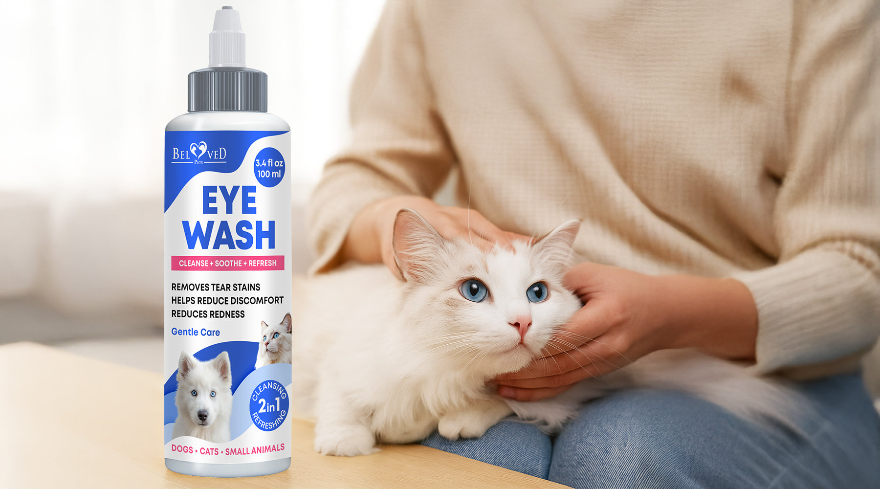 Gentle Eye Cleaning That Heals and Soothes – Belovedpetsbrand